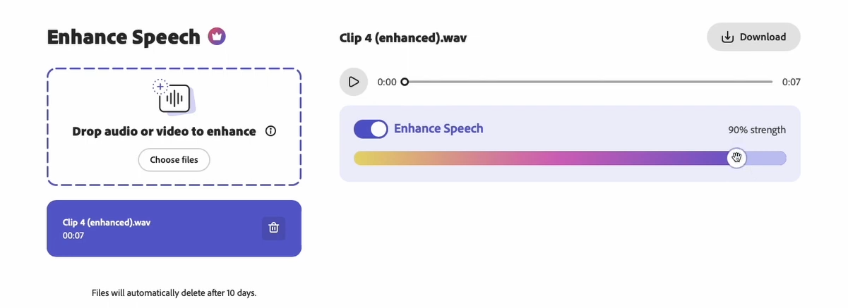 Fix your Voice with Adobe Podcast AI Voice Enhancer